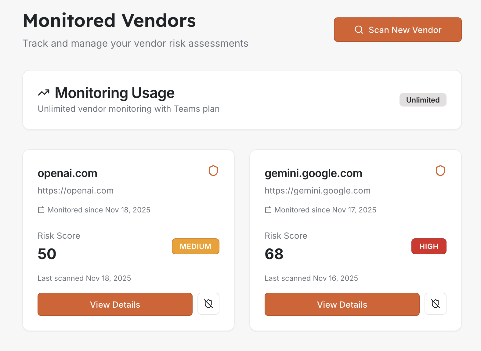 Jenri - AI Vendor Risk Intelligence